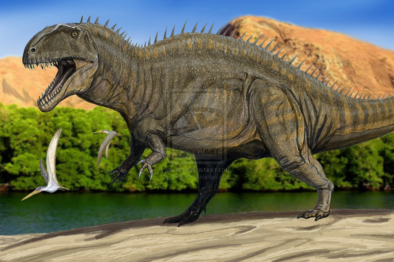 Acrocanthosaurus - Wiki Prehistórico