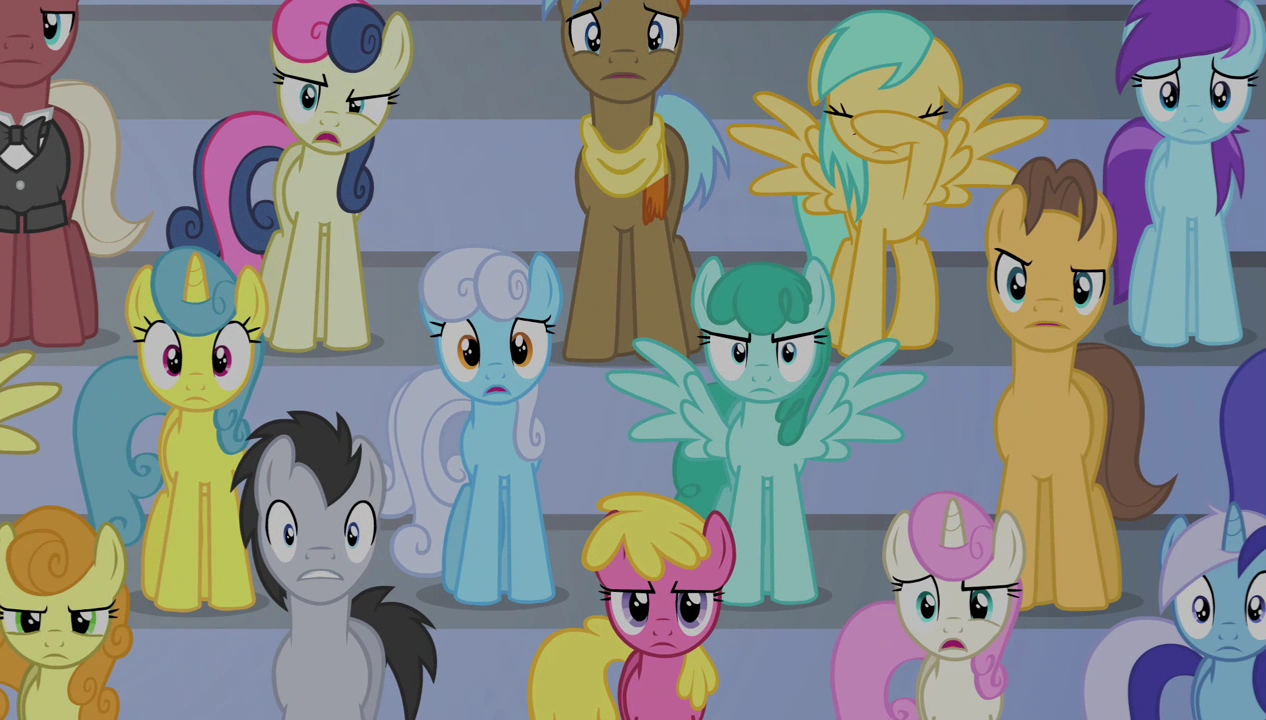 Image - Crowd shocked at Spike's singing 3 S4E24.png - My Little Pony ...