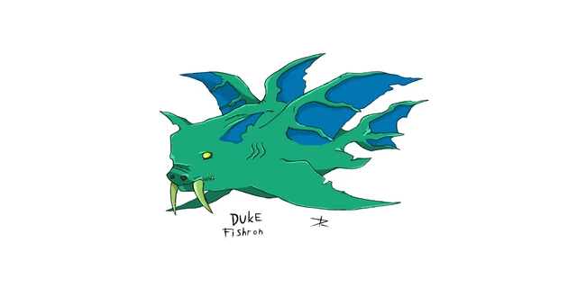 Файл - Duke Fishron.jpg — Террария вики