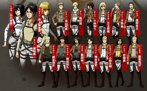 Image - Attack-on-titan-characters.png - Degrassi Wiki Ships Wiki
