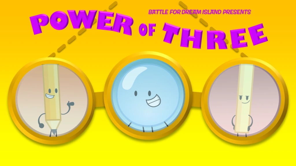 Image - Bfdi fan made title cards power of three by gatlinggroink58 ...