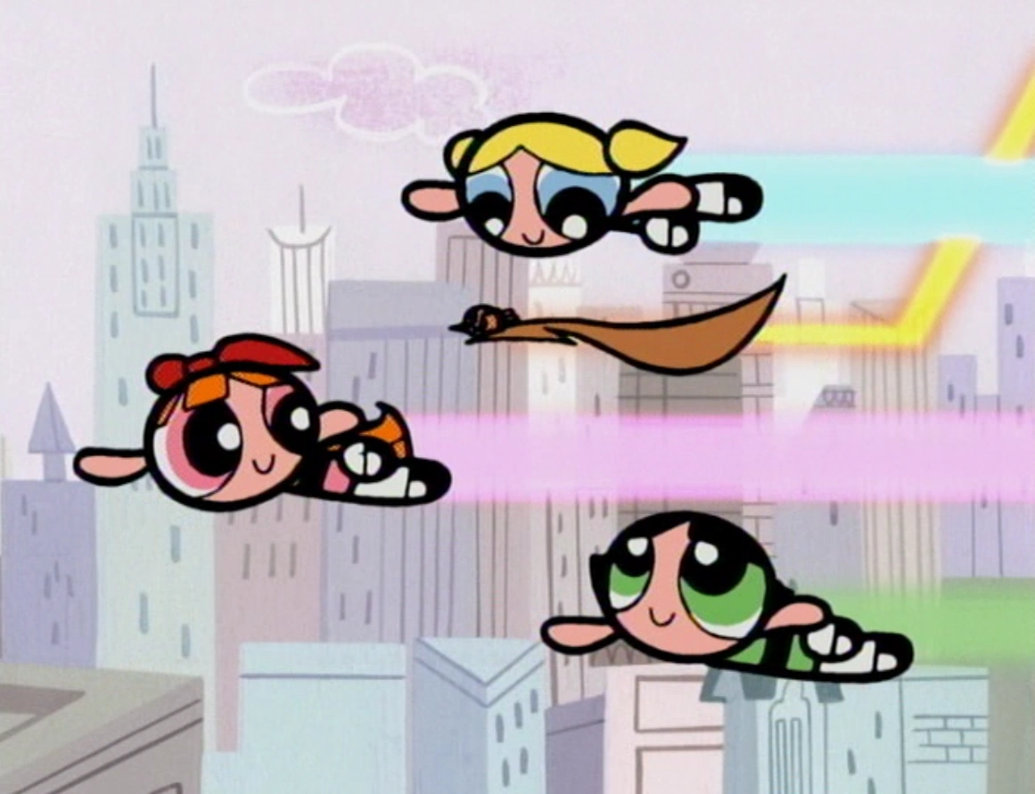 Powerpuff Girls Buttercup Flying