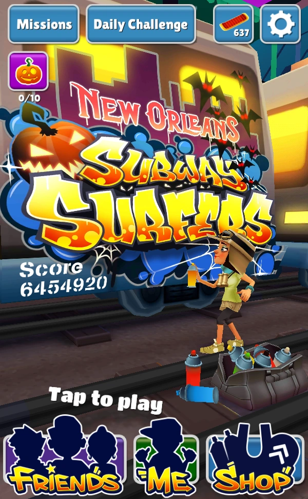 Image - NewOrleans2014Menu.png - Subway Surfers Wiki